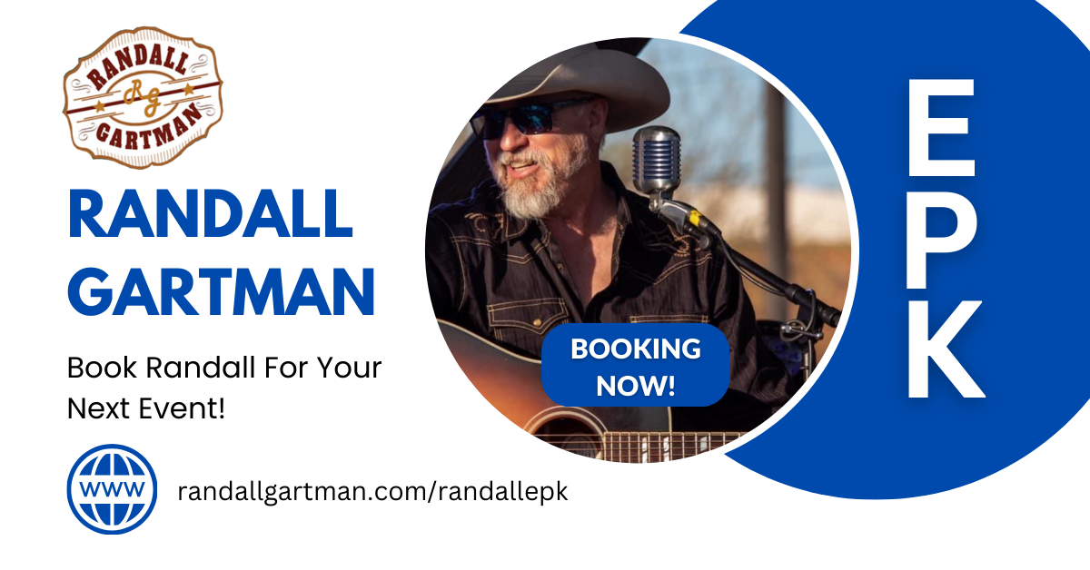 Randall Gartman |Texas Country Singer-Songwriter EPK | North Texas Musician